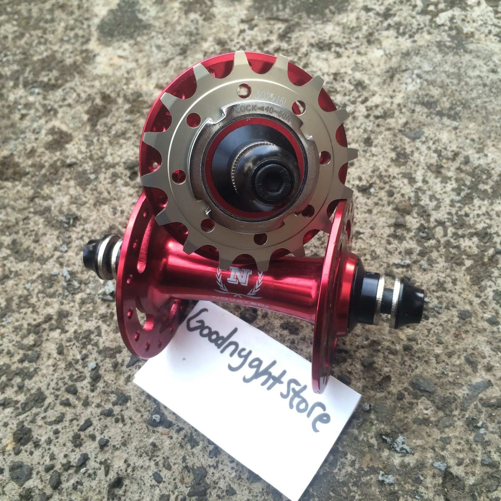 Novatec Track Hub 32H Kunci L (Fixed/Fixed) - GOODNYGHT