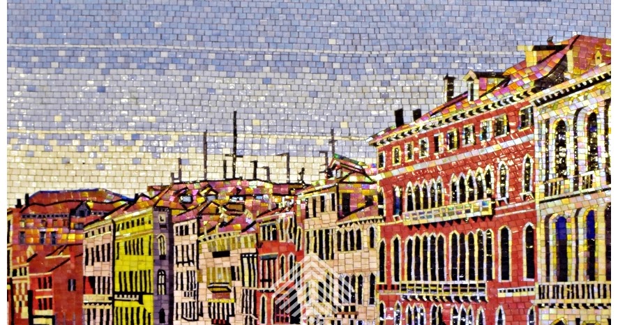 THE TILE FILES: Venice Murano Glass Mural