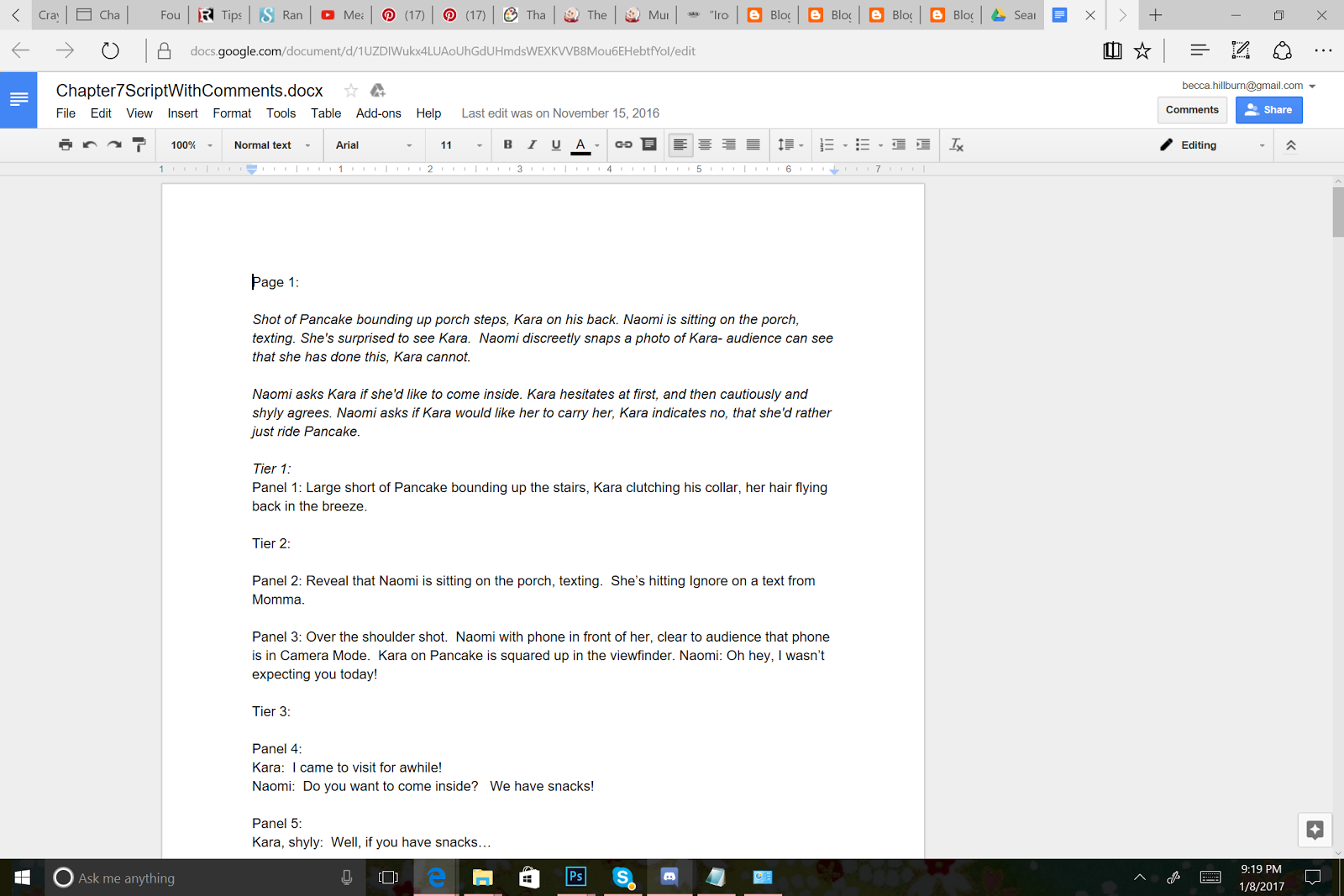Intro to Comic Craft: Step by Step: Developing A Script Intro to Comic Craft: Step by Step: Developing A Script