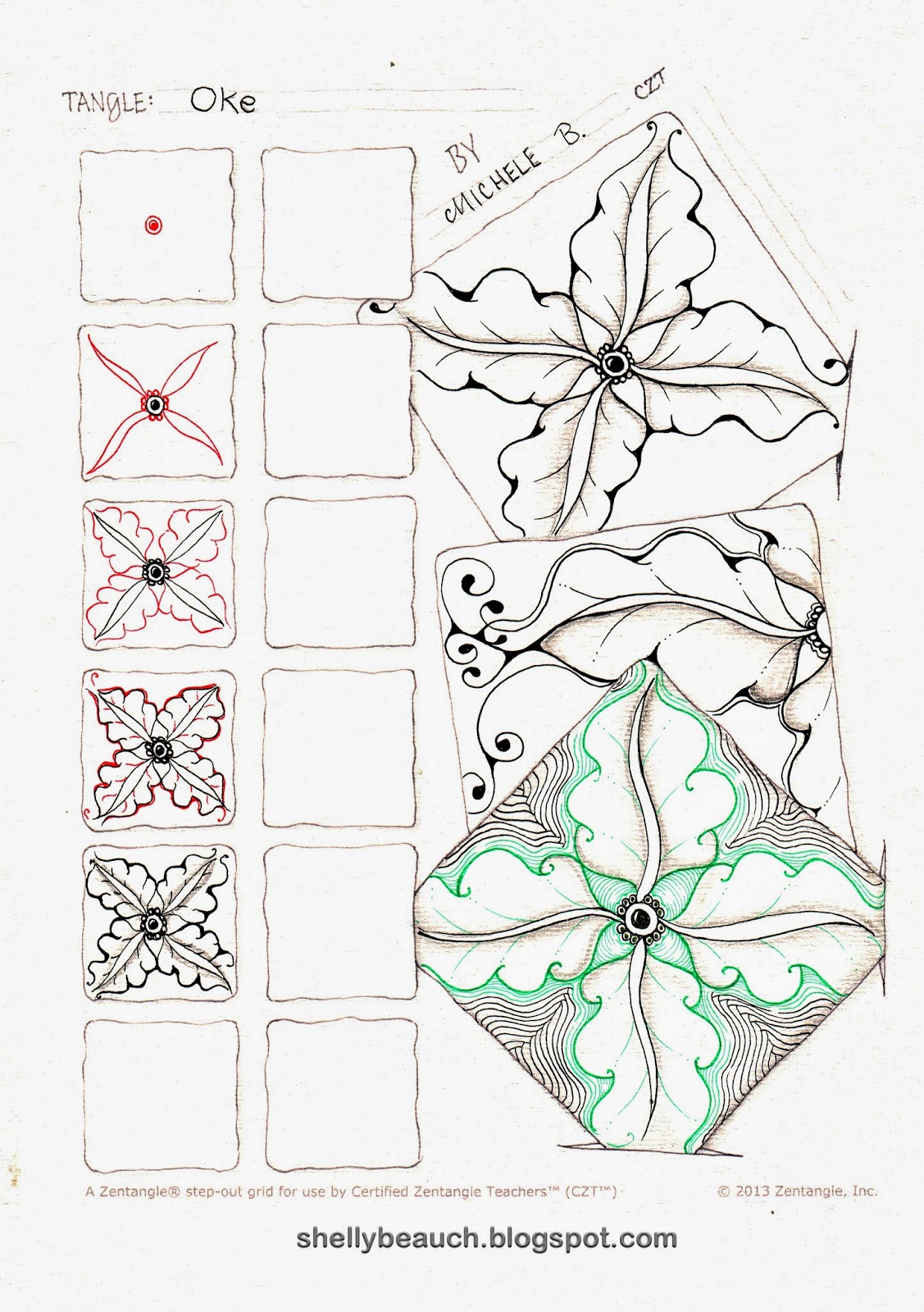 Shelly Beauch: New tangle - Oke