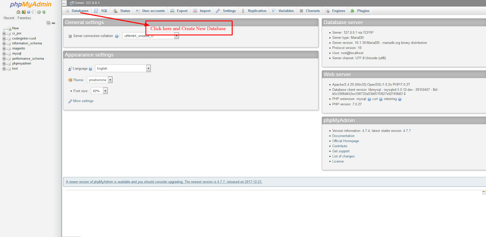 Localhost xampp phpmyadmin - kizaphoenix