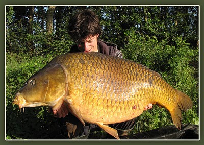 Nieuw Nederlands record karper 65 pond