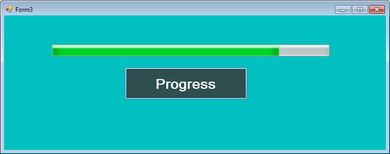 simple method for progress bar in dot net - C# Tutorial