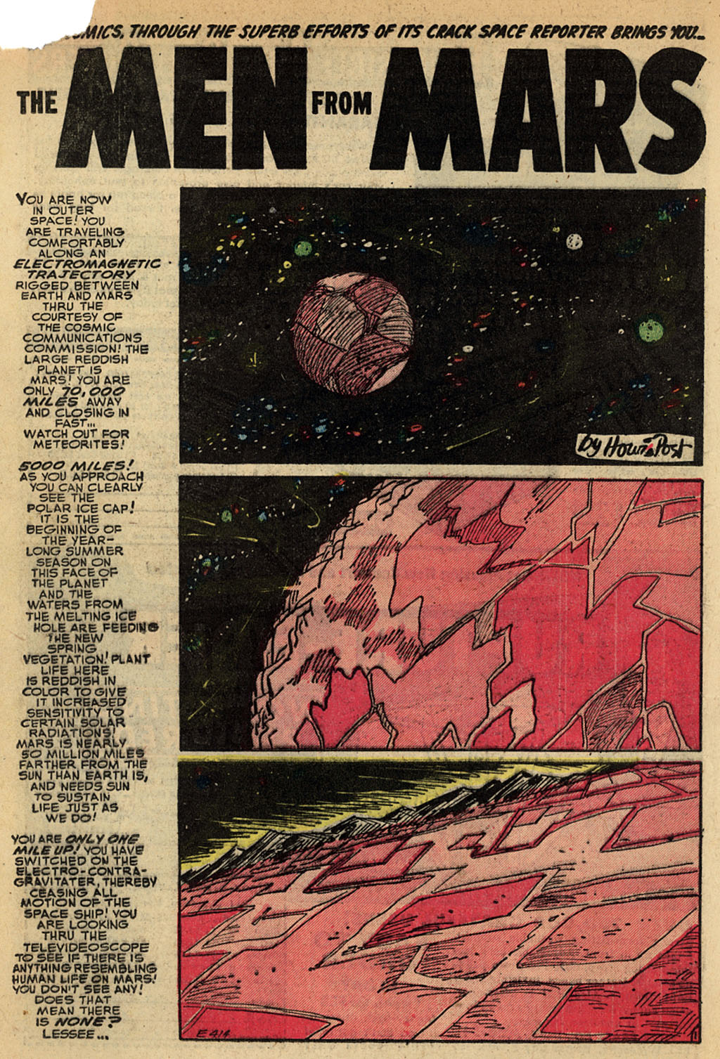 Four-Color Shadows: The Men From Mars-Howie Post-1954