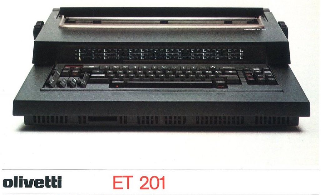 elektrische Olivetti-Schreibmaschinen (ET- und ETV-Serie)