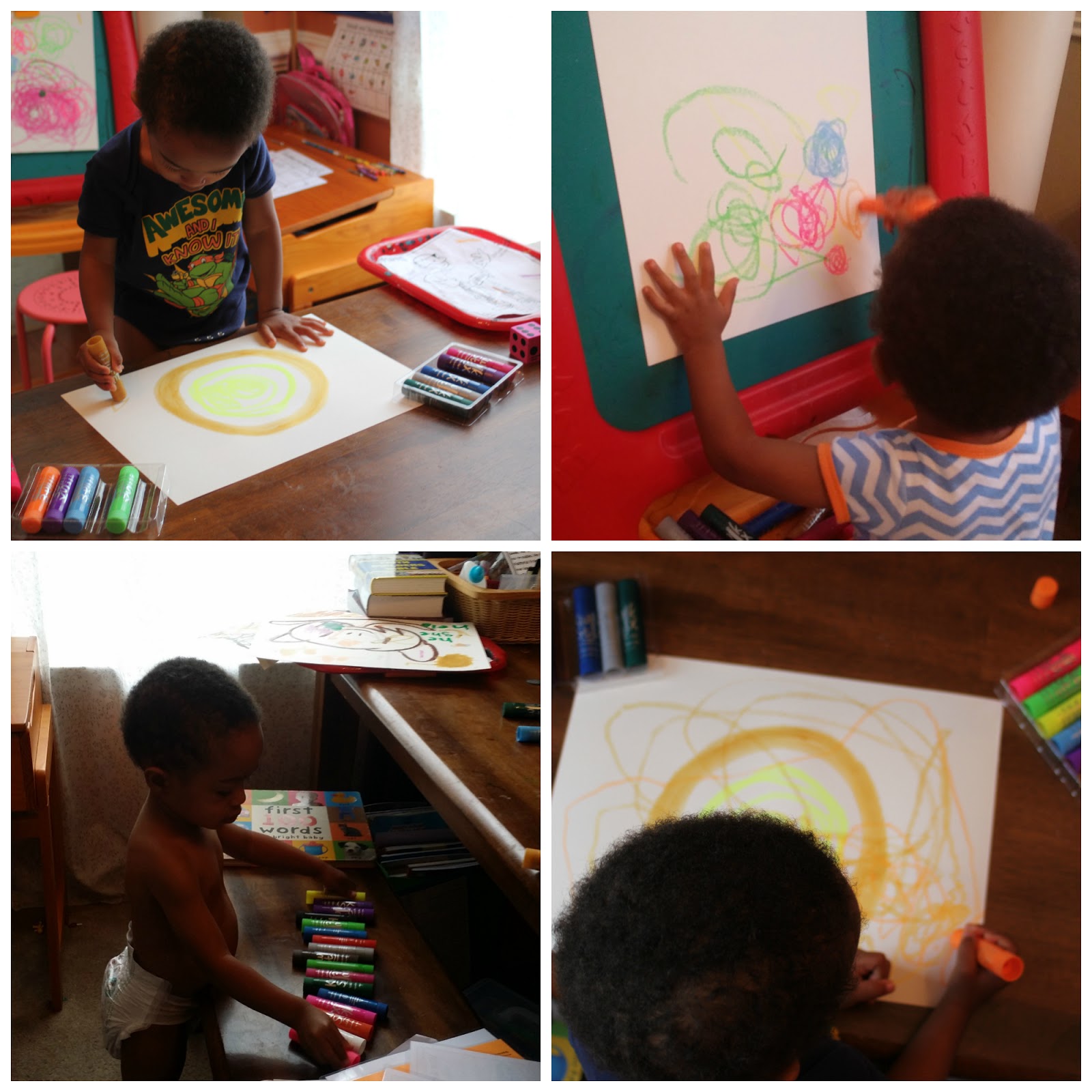 A Stable Beginning: Mess free painting with Kwik Stix from The Pencil ...