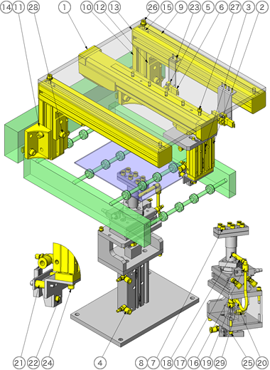 Conveyor Transfer Mechanism || Idea mechanism || Download free 3D cad ...