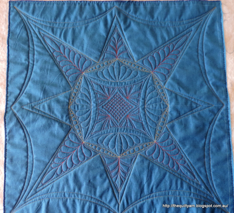 The Quilt Yarn: Patsy Thompson's January 2018 Ruler Work Winter Course