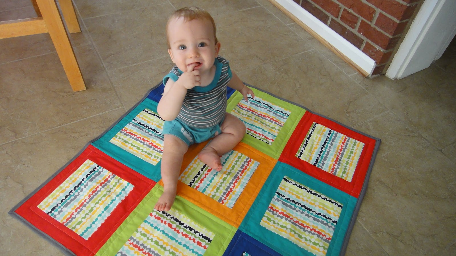 A Blue Sky Kind of Life: Color blocks for baby
