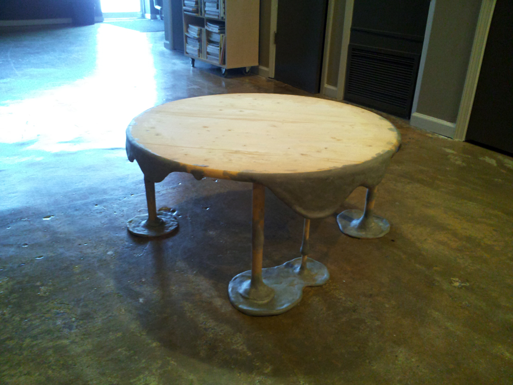 Ryan Bradburn - Design and Creation: Melting Coffee Table for Shaw Carpets