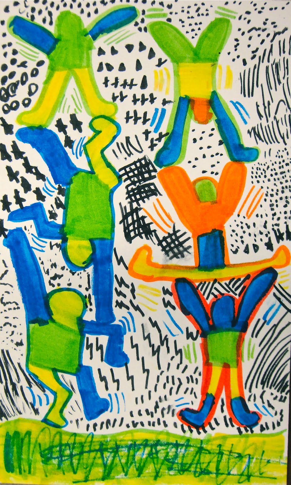 RL Arts: Keith Haring Figures