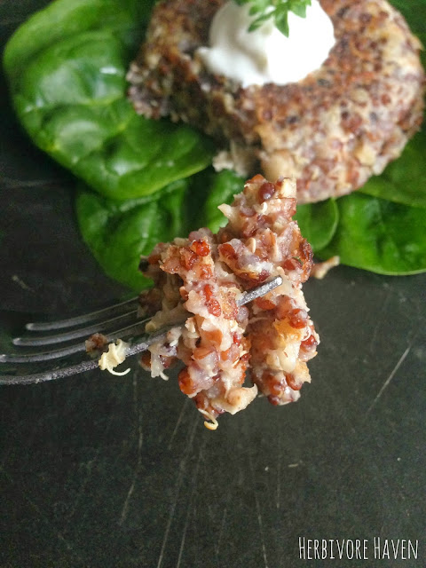 Herbivore Haven: Crispy Quinoa Burgers
