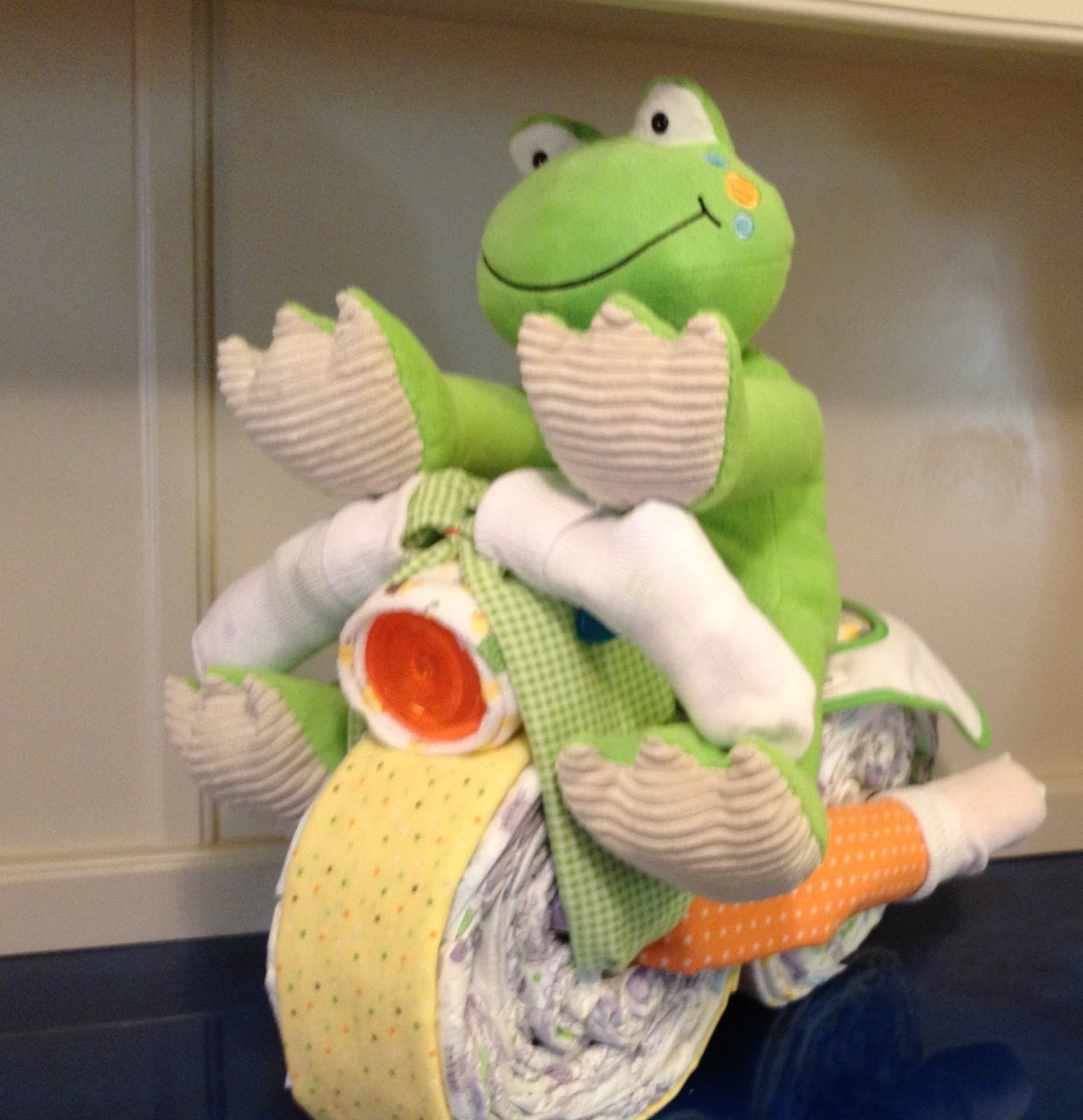 ~ Marilyn's Diaper Castle ~: Frog Diaper Motorcycle