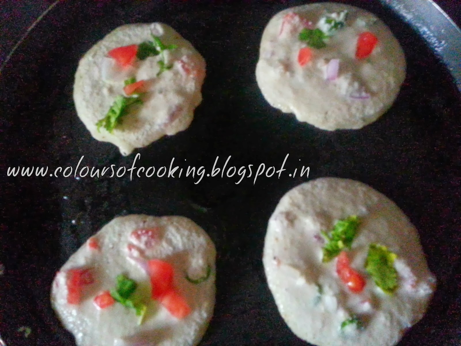 Mini Uttapam (quick snack idea) ~ joy of cooking
