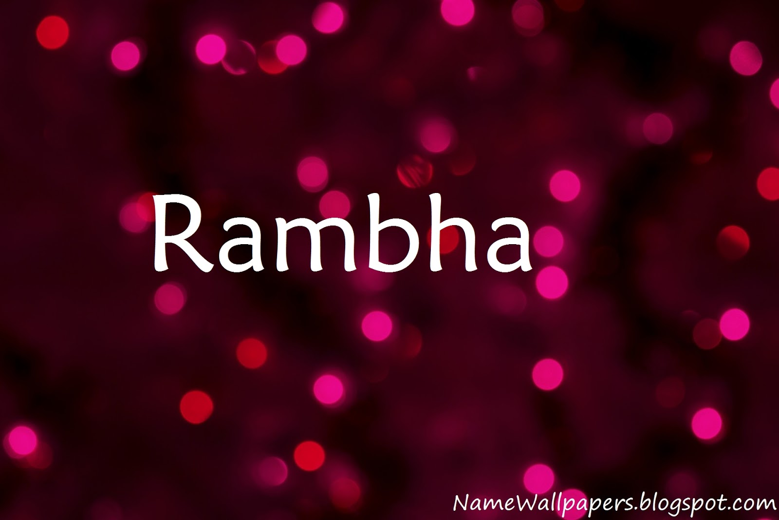 Rambha Name Wallpapers Rambha ~ Name Wallpaper Urdu Name Meaning Name ...