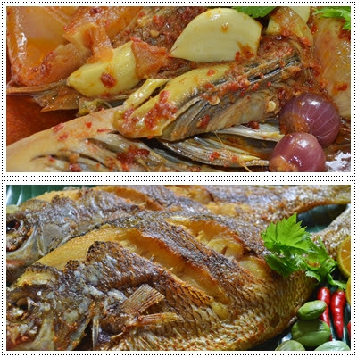 Acar Jantung Pisang & Ikan Sulit @ Sulig Goreng - Amie's Little Kitchen
