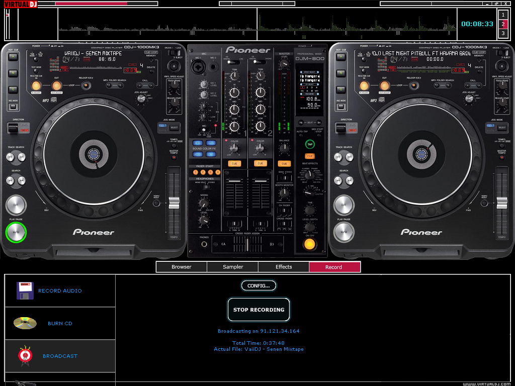 R.H.M Hyper Onthemix: Seting Broadcast VDJ