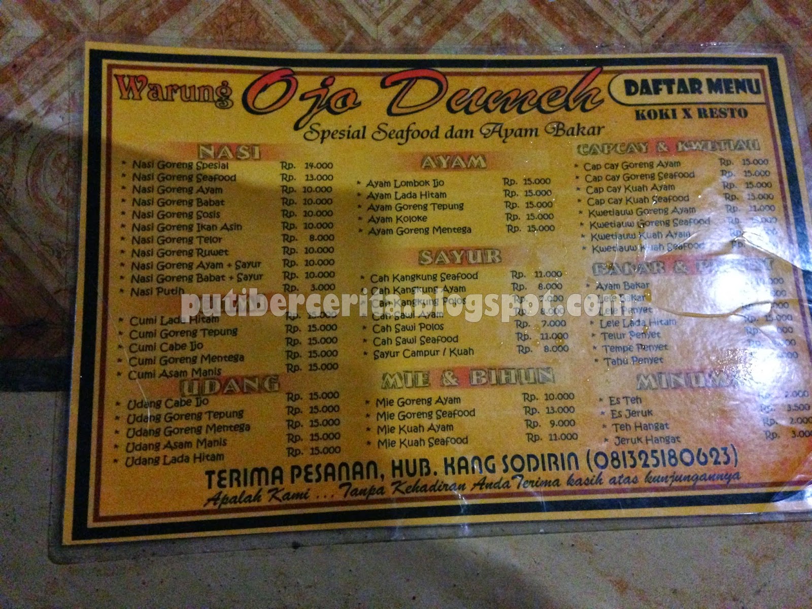 Cerita Kuliner Indonesia dan Perjalanannya: Kuliner Semarang #68 Warung Makan Ojo Dumeh Spesial ...