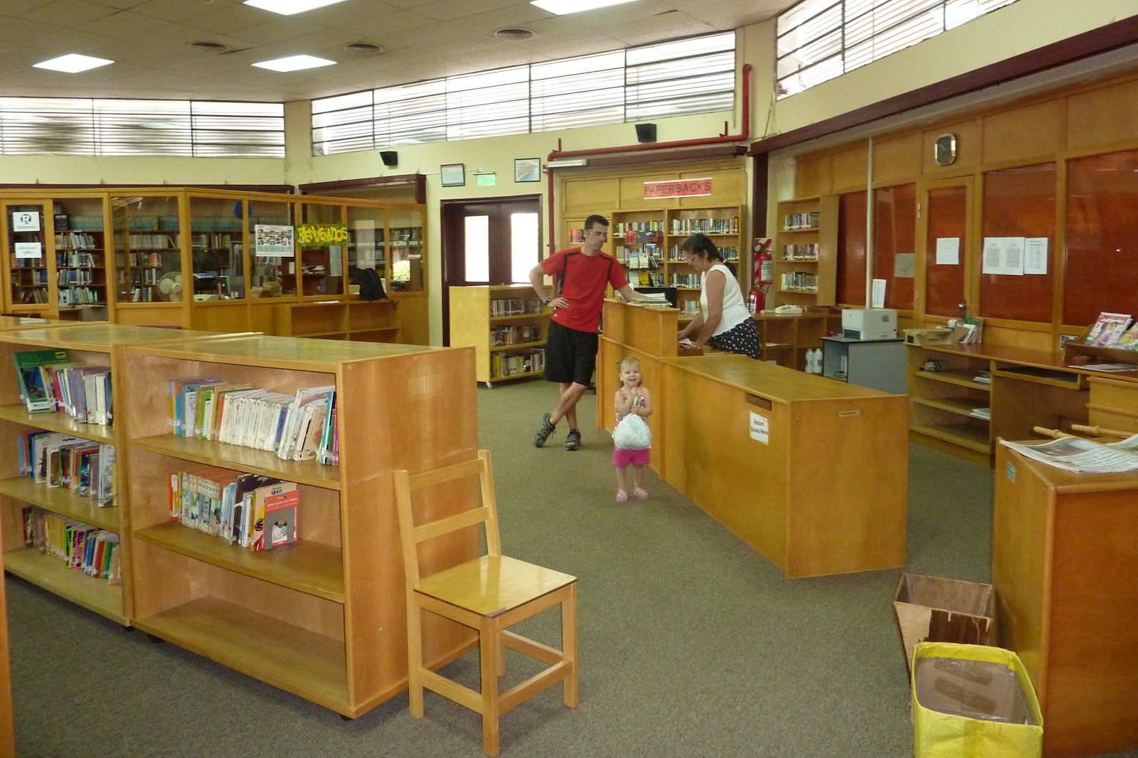 Adventure in Paraguay: Library Time