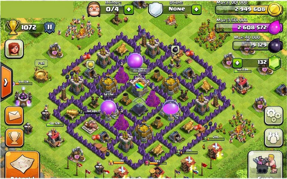 UPDATED lvl 8 bases - CLASH OF CLANS