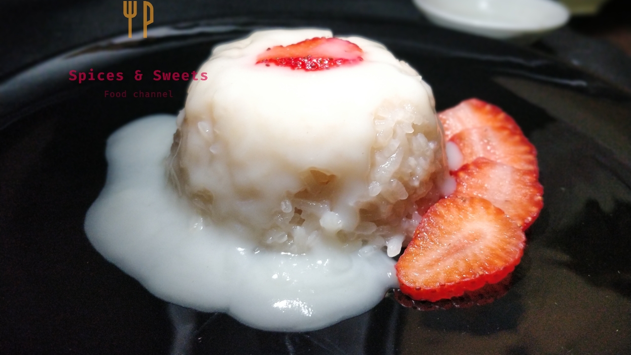 Thai Sweet Sticky Rice With Strawberry