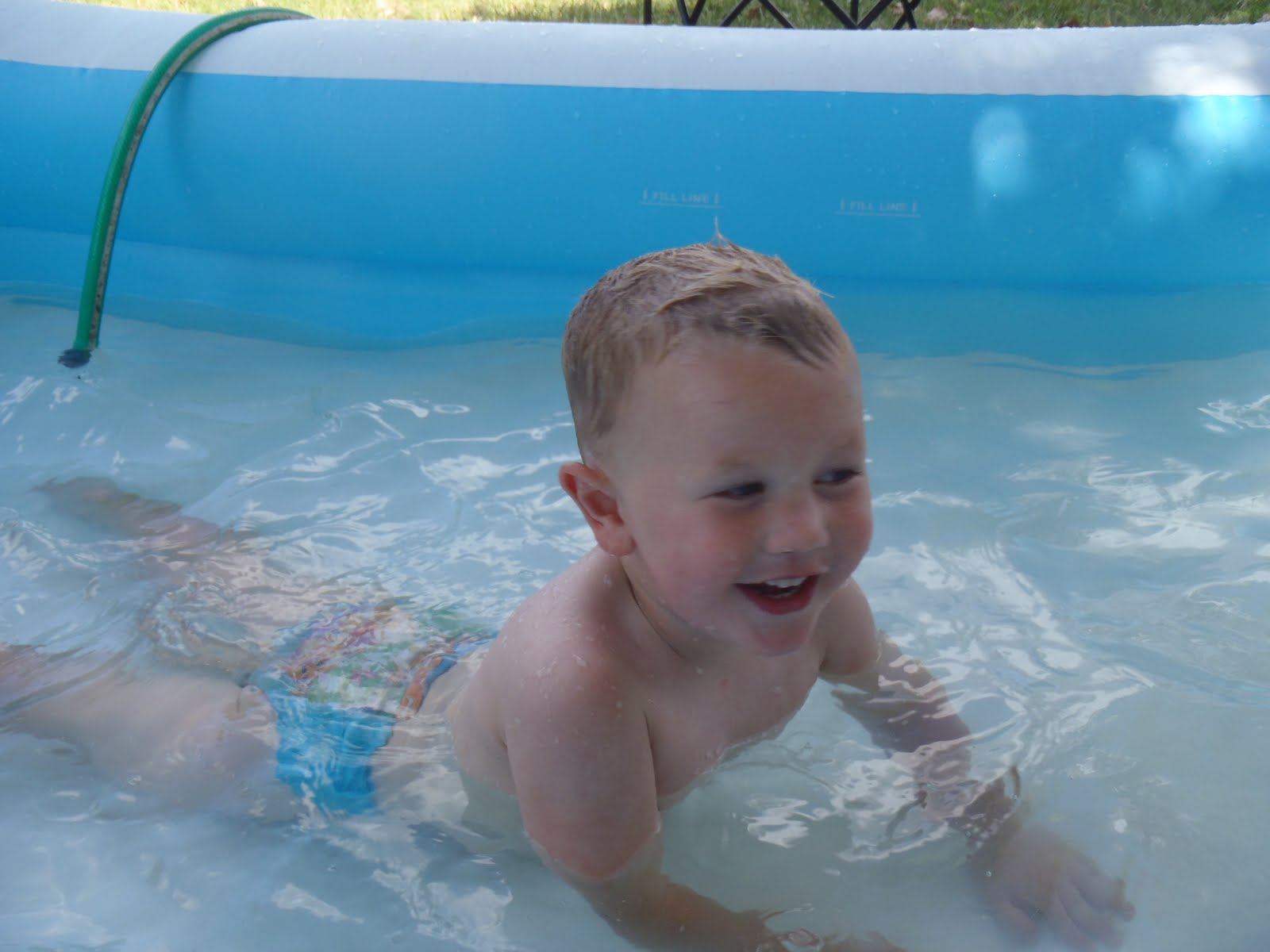 Boy Meets World: Playing in the little pool...