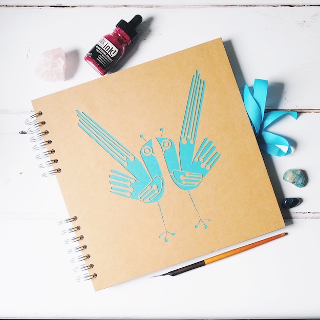 Ditsy Bird Designs: Scrapbooks as sketchbooks