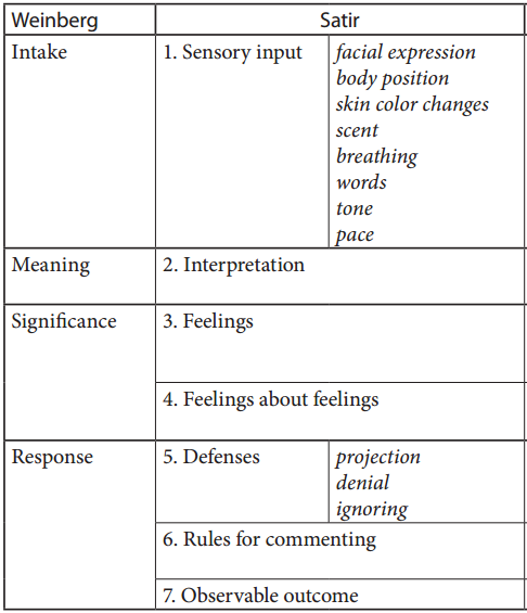 Katrina the Tester: Satir Interaction Model