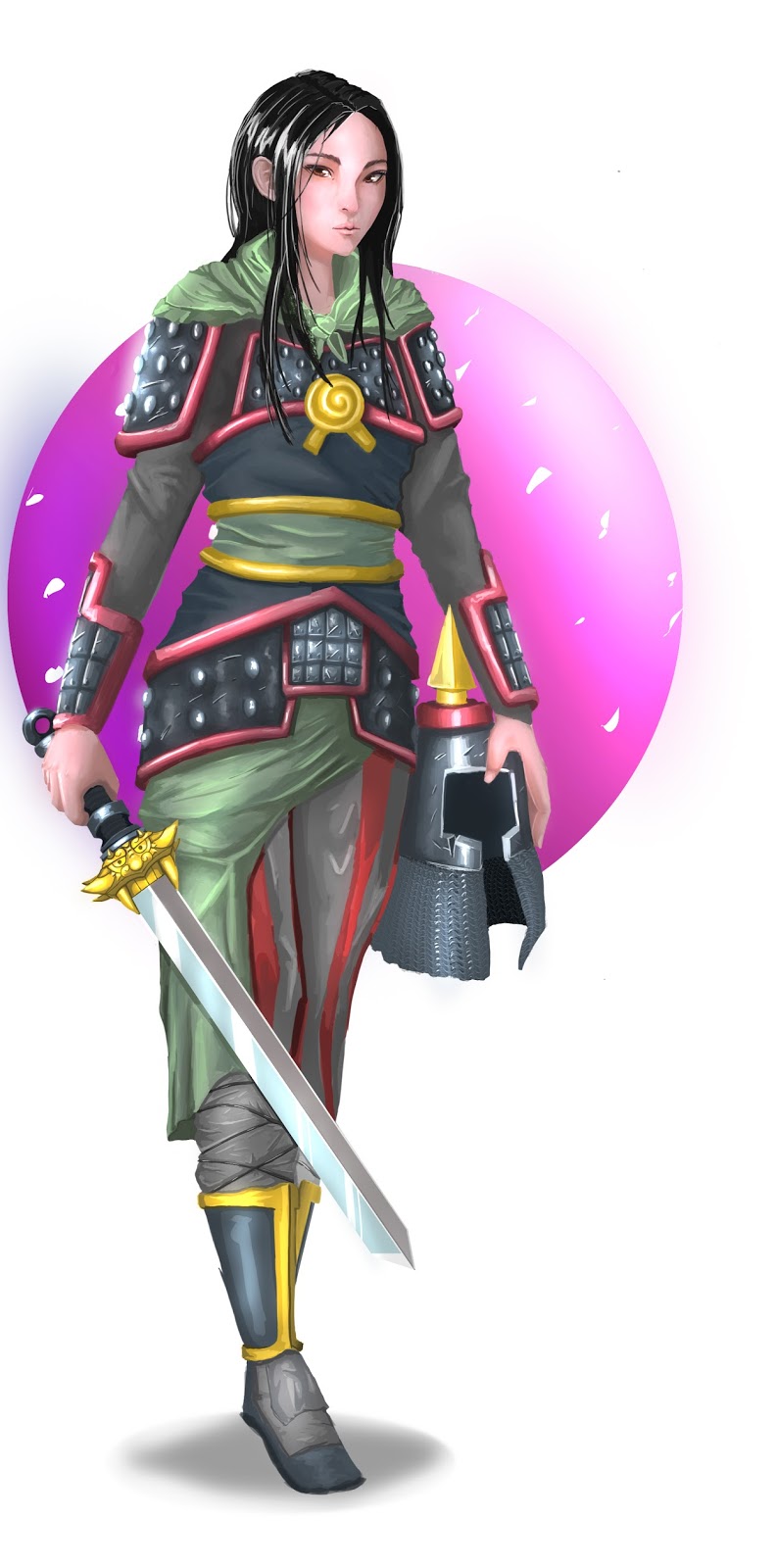 Art of Jessie Le: Character Redesign Fa Mulan - Disney's Mulan