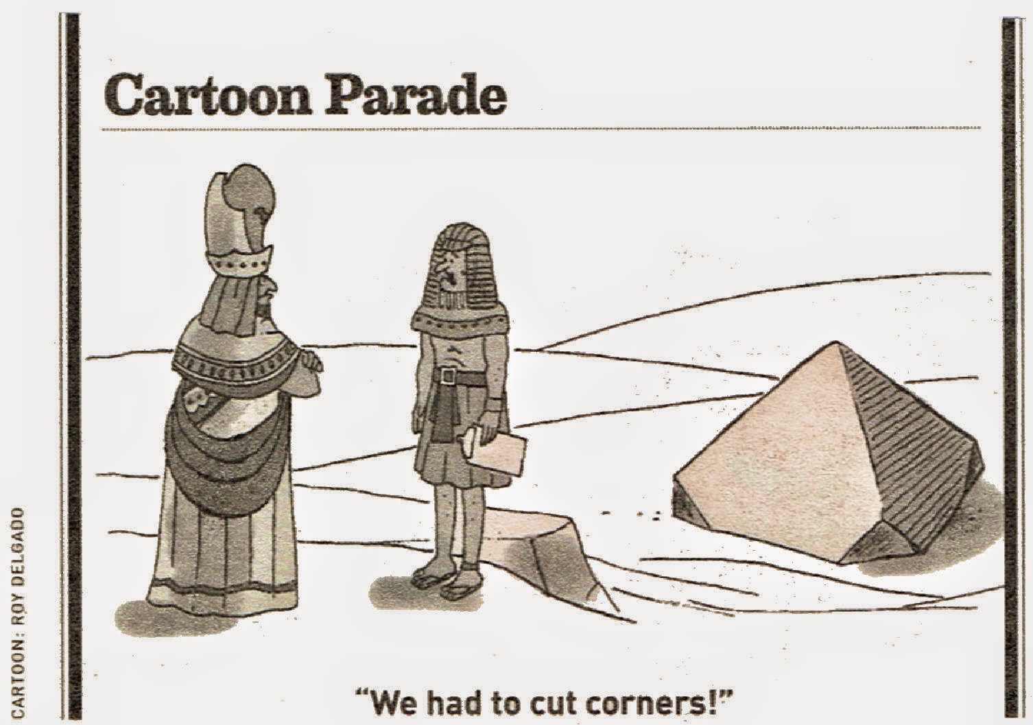 Plum Loco - Roy Delgado: Parade Magazine Cartoon of the Day - Roy Delgado