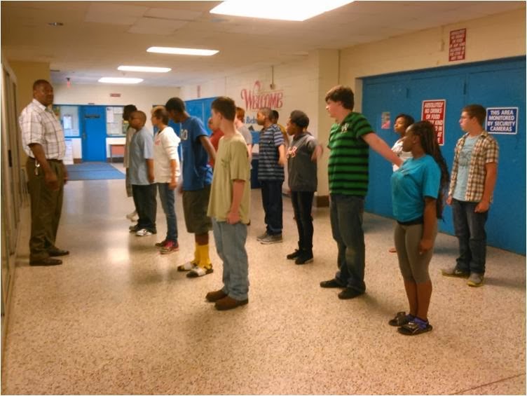 U.S. Army Raleigh Recruiting Battalion: In-rank inspection with JROTC ...
