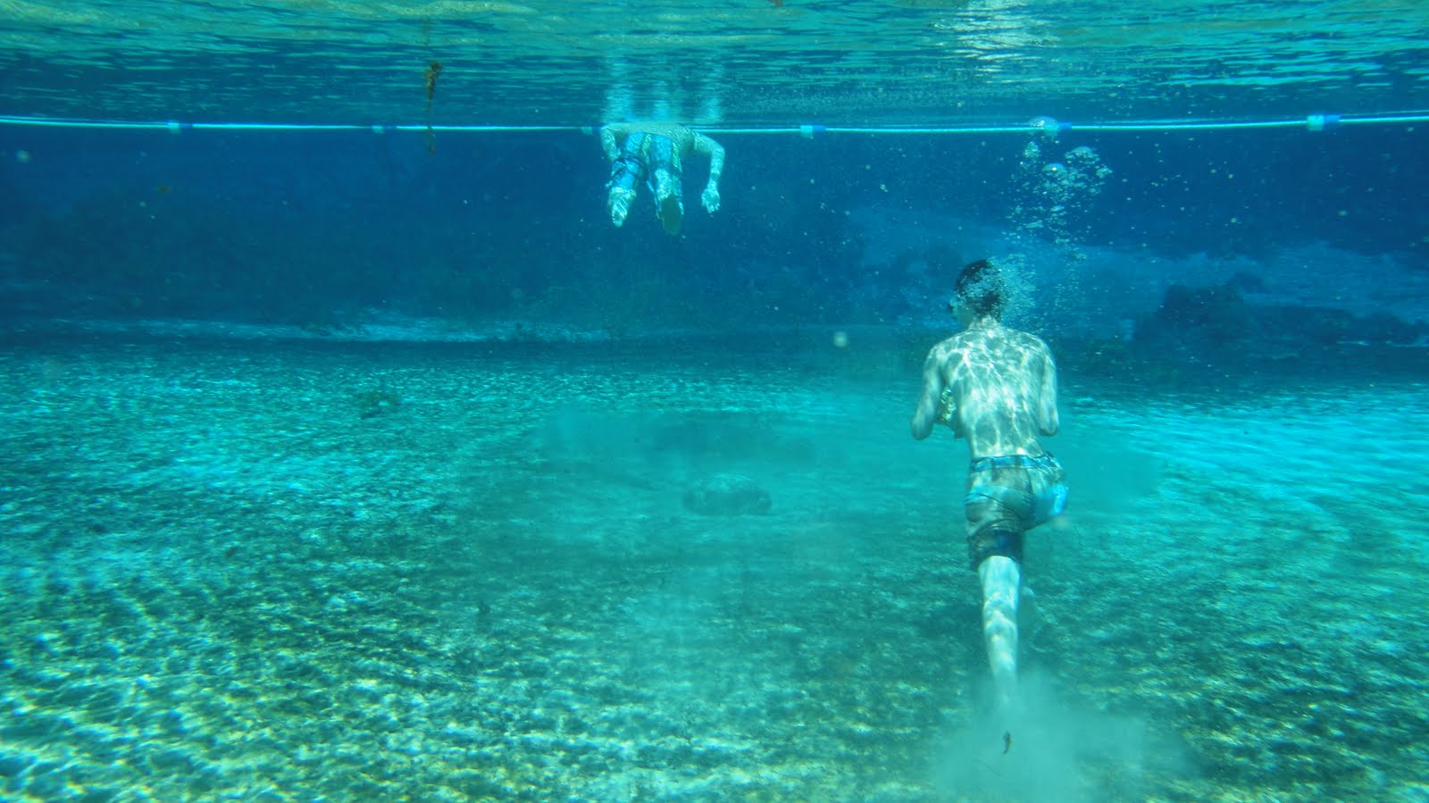 Underwater Thoughts: Underwater Rock Running