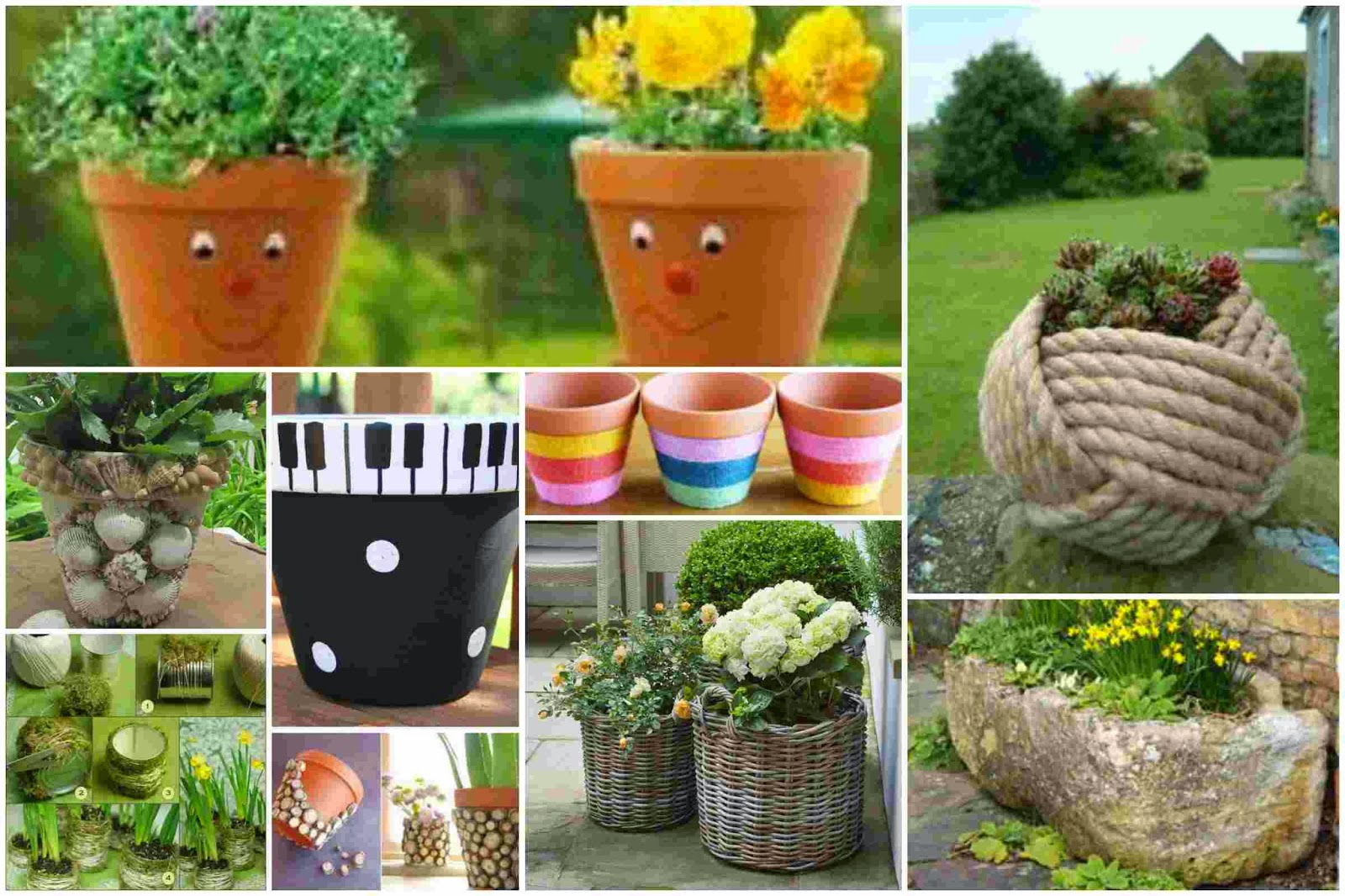 160 + best Ideas for creative flower pots - Diy Fun World
