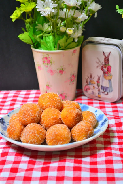 Through The Kitchen Door: Sweet Potato Rice Donuts