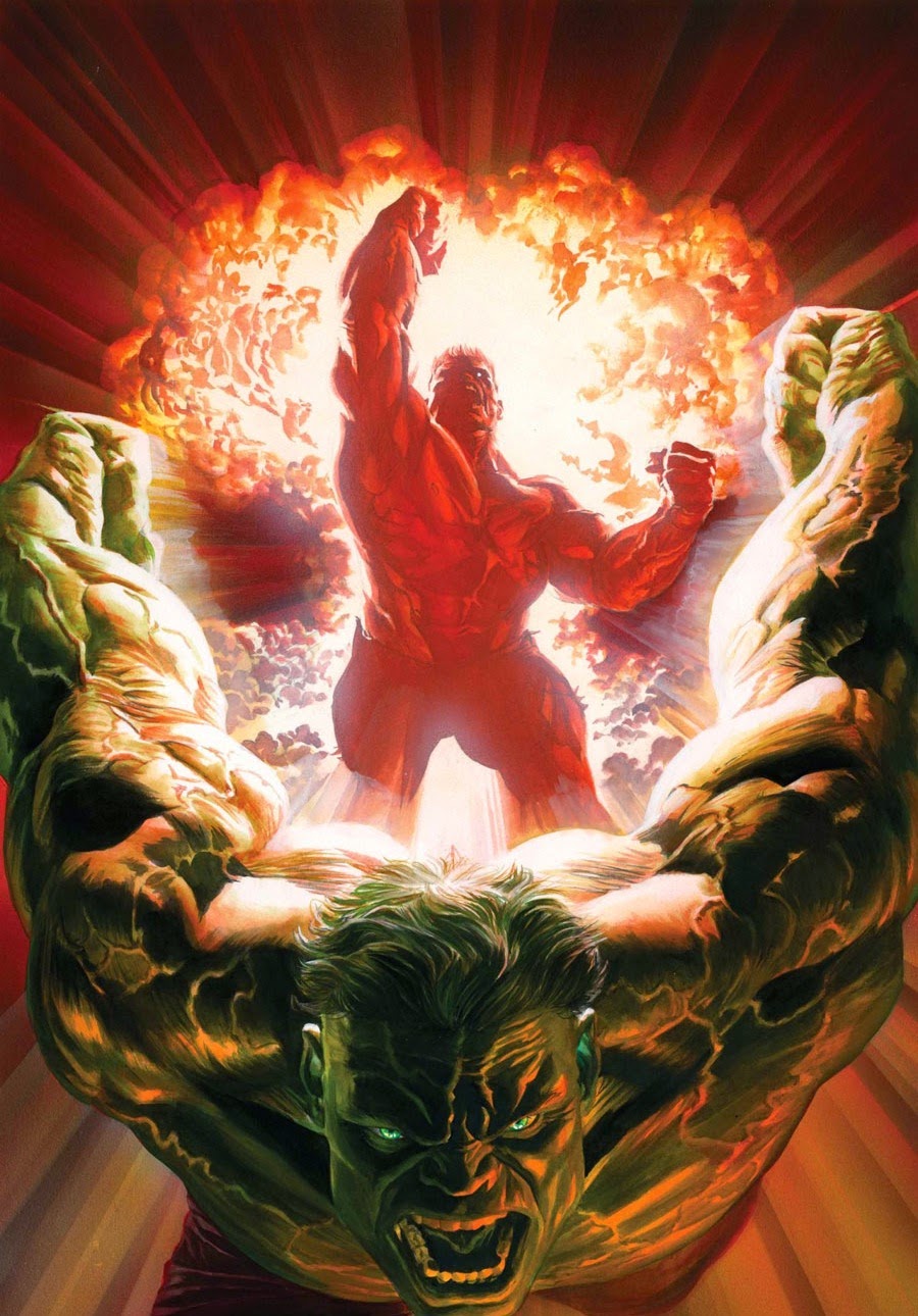 Radiação Gama: GALERIA DE ARTE: O HULK DE ALEX ROSS