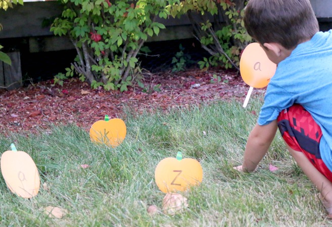 Pumpkin Patch Name Game for Preschoolers | School Time Snippets
