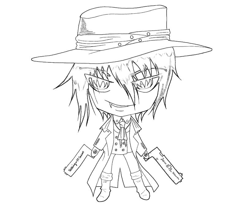 M/hellsing Alucard Coloring Pages