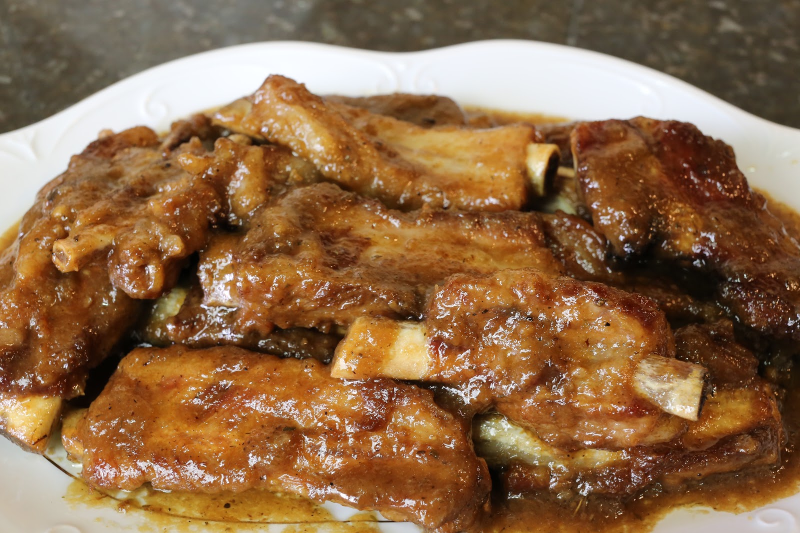 Cocina andaluza: Costillas de cerdo en salsa