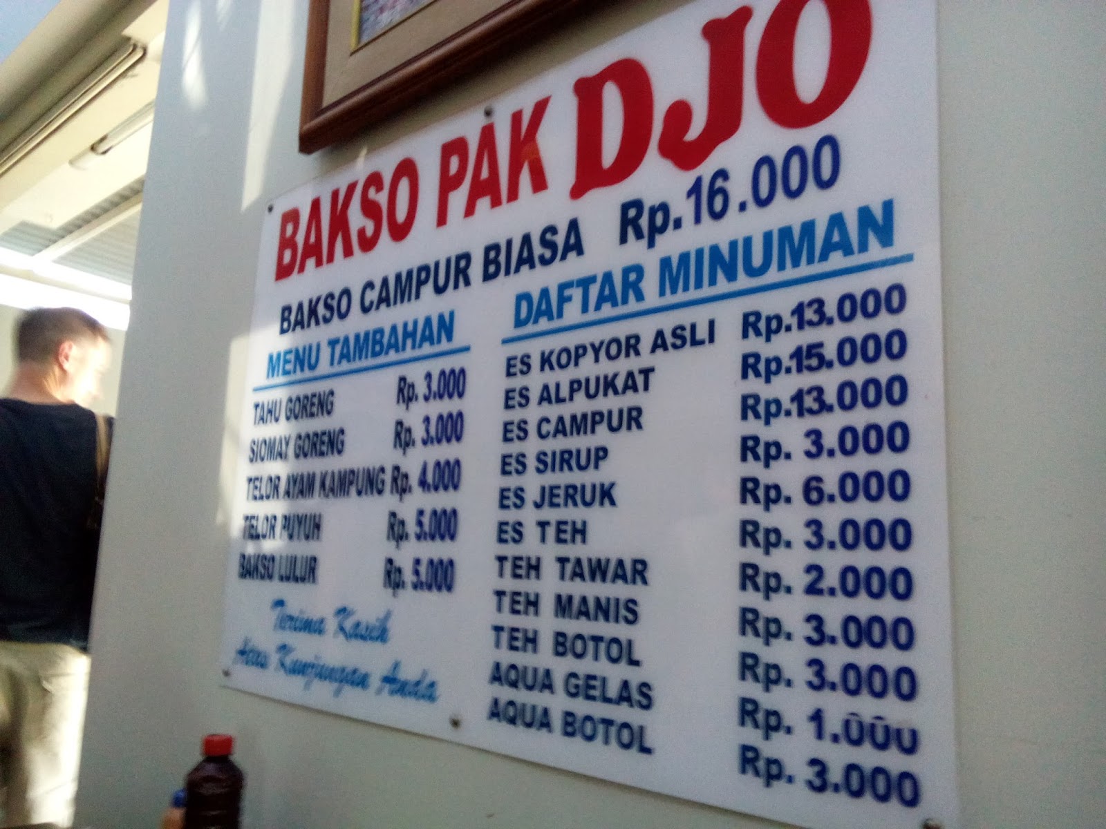 Bakso Es Campur Pak Djo Manyar Tirtoasri Surabaya - ekagustina