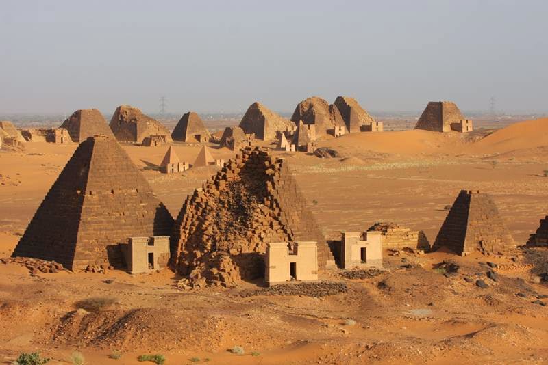 Pyramids of Nubia in North Sudan