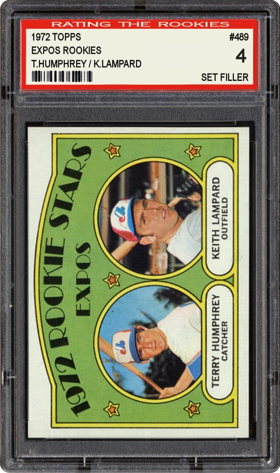 Rating The Rookies: 1972 Topps Expos Rookie Stars: Terry Humphrey ...