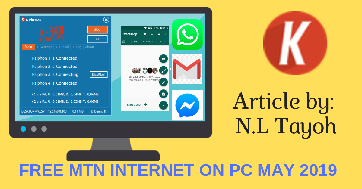 FREE NET WITH MTN CAMEROON PC VERSION MAY 2019 | MOBIPROX
