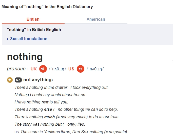 Decision based on NOTHING?