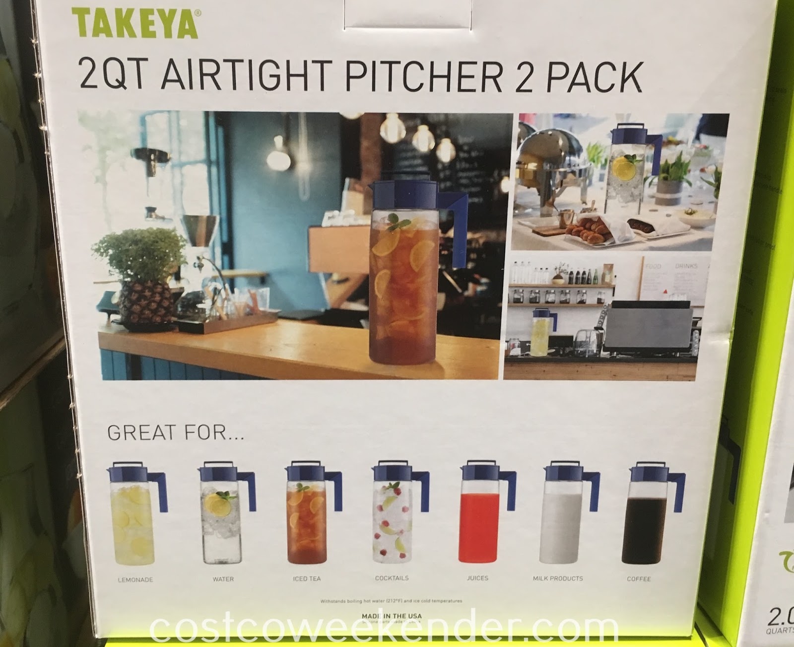 Takeya 2qt Airtight Pitcher (2 pack) | Costco Weekender