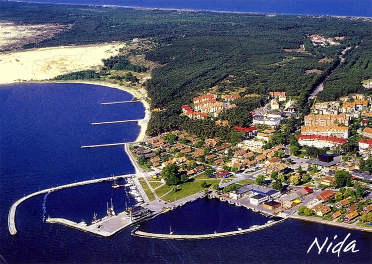 phila-by: Nida. View of the City - Post card from Lithuania