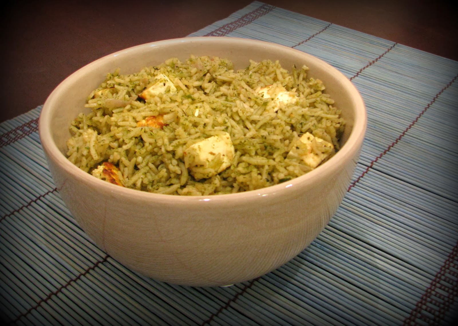 A Tribute to Cooking: Mint & Paneer Pulao