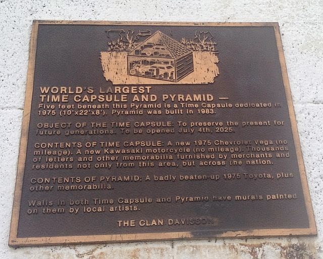 Postcards And Road Trips: World's Largest Time Capsule, Seward, Nebraska