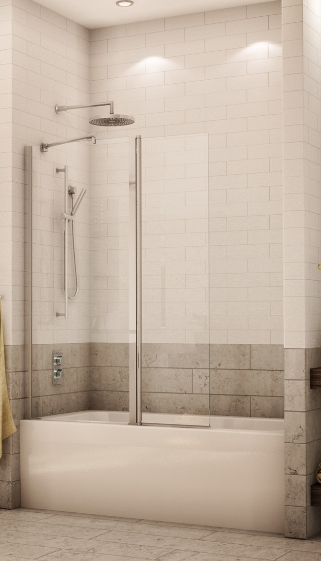 SIEENA TUB SHIELD | New York Shower Doors.We Specialize In Frameless ...