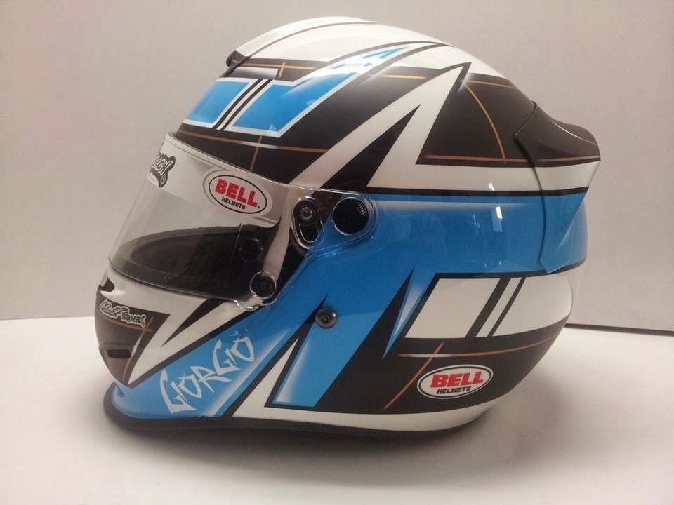 Racing Helmets Garage: Bell RS3 G.Quadri 2014 by Max77Design
