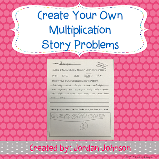 Team J's Second Grade Fun: Creating Multiplication Story Problems